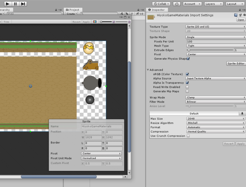 Unity 2019.2のSprite Editor立ち上げについて | SBクリエイティブ