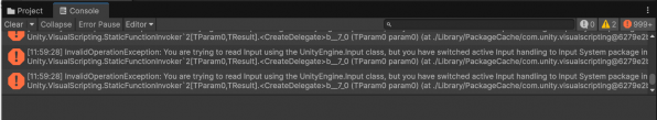 Unity 6.1でのInput System変更に伴うエラー対応 | SBクリエイティブ